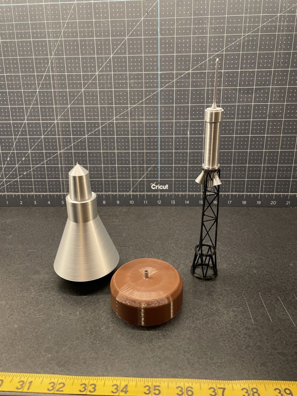 Langley Research Center Mercury Spacecraft Wind Tunnel Model Replica Kit | Retrorocket Emblems